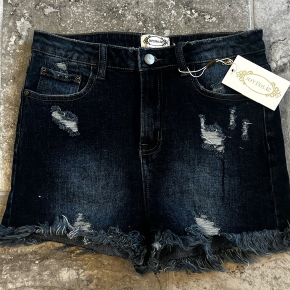 Joyfolie | Shorts | Nwt Joyfolie Hyacenth Denim Jean Shorts Cut Offs 26 ...